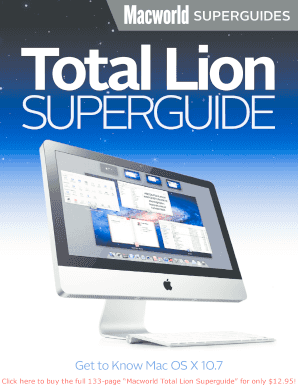 Fillable Online Macworld Total Lion Superguide (1.0) SAMPLE - Take Control Fax Email Print ...