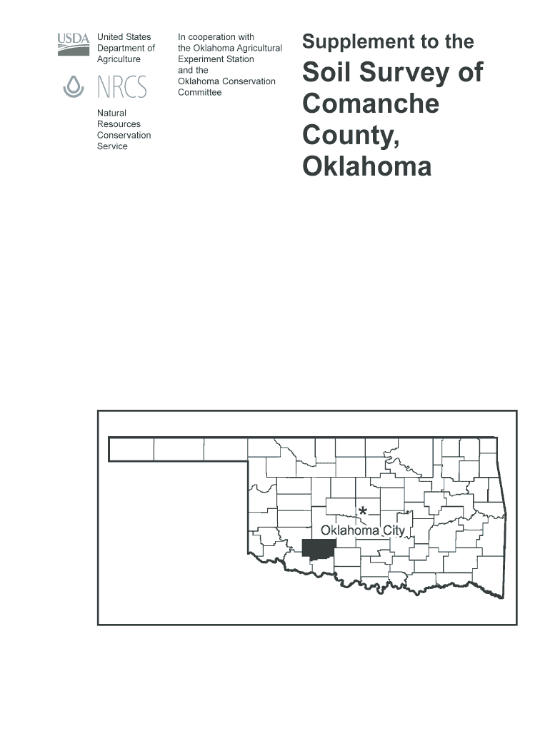Fillable Online nrcs usda Supplement to the Soil Survey of Comanche ...