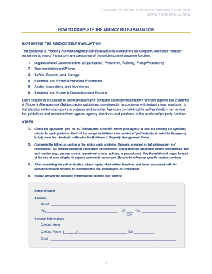 Fillable Online iape Law Enforcement Evidence & Property Function ...