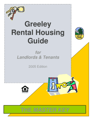 Fillable Online unco BGreeleyb Rental Housing Guide - University of ...