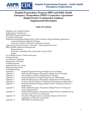 Fillable Online cdc Hospital Preparedness Program Public Health Fax ...