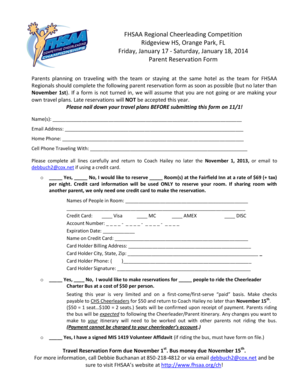 Fillable Online FHSAA Regional Cheerleading Competition Ridgeview HS ...