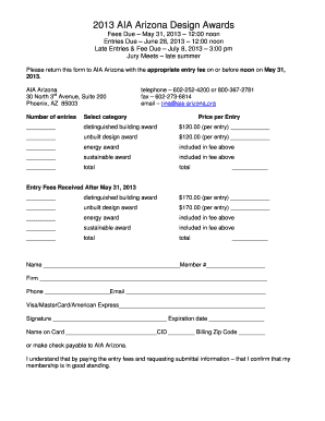 Fillable Online aia-arizona AIA Az Entry Form - aia-arizona Fax Email ...