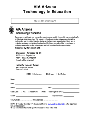 Fillable Online aia-arizona AIA Arizona Technology In Education You can ...