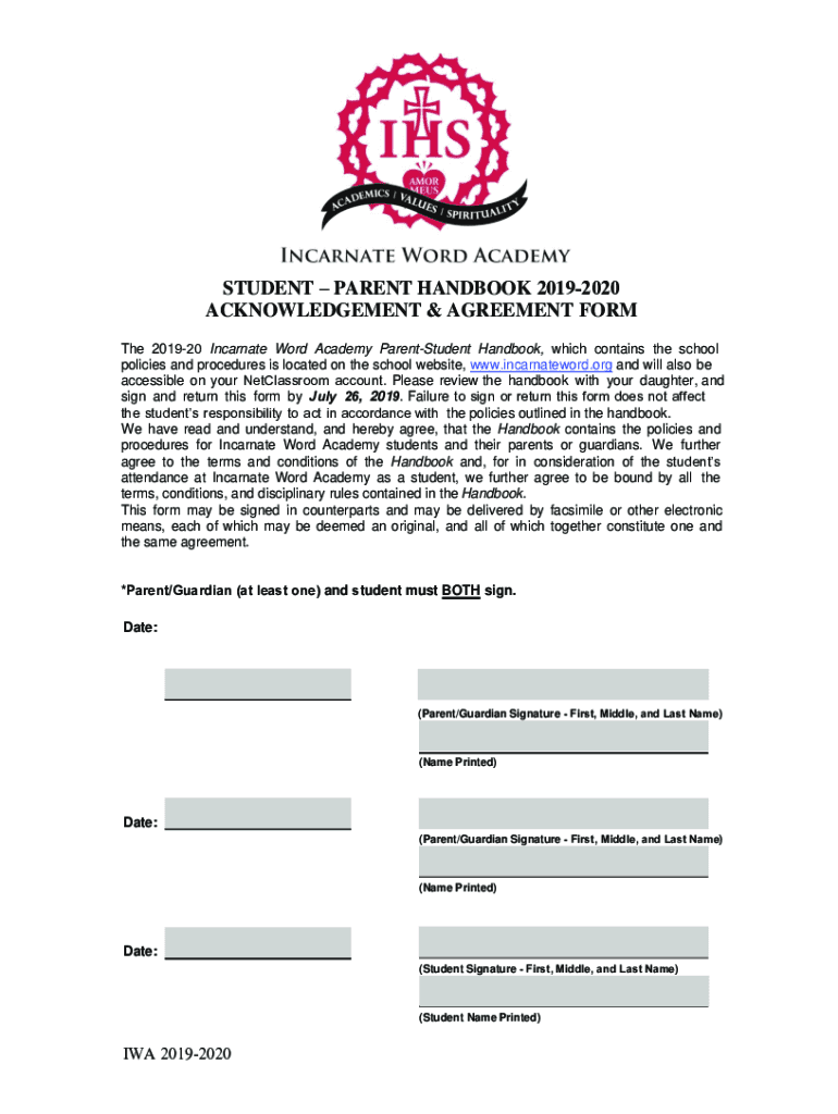 Fillable Online ACKNOWLEDGEMENT & AGREEMENT FORM Fax Email Print ...