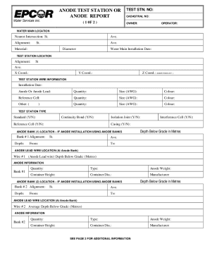 Fillable Online HYDRANT REPORT. As-Built Forms Fax Email Print - pdfFiller