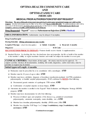 Fillable Online Drug Requested: Tegsedi (inotersen) Subcutaneous ...