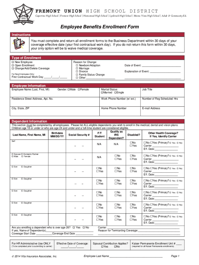 Fillable Online District Boundary Maps - Fremont Union High School District Fax Email Print ...