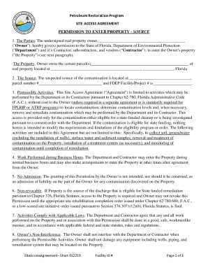 Fillable Online PERMISSION TO ENTER PROPERTY - SOURCE Fax Email Print ...