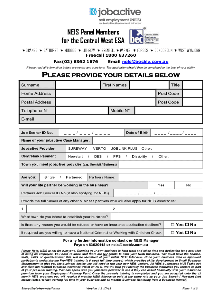 Fillable Online About NEIS, Inc - neis1.comAbout NEIS, Inc - neis1 ...