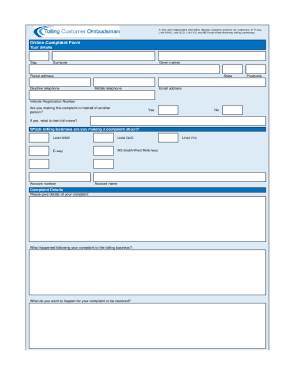 Fillable Online A free and independent alternative dispute resolution ...
