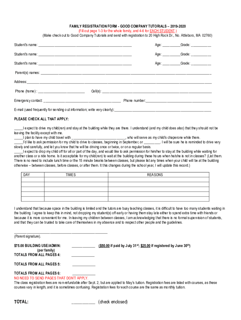 Fillable Online (check enclosed) - Good Company Tutorials Fax Email Print - pdfFiller