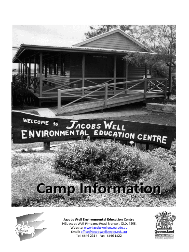 Fillable Online Camp Booklet Fax Email Print - pdfFiller