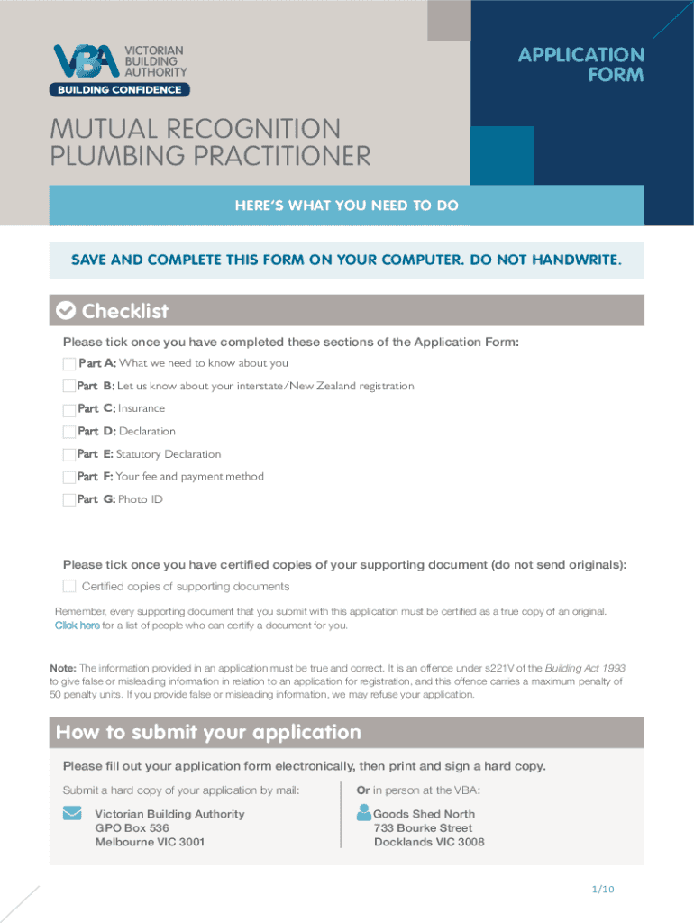Fillable Online PDF Application Information Sheet If you are only ...