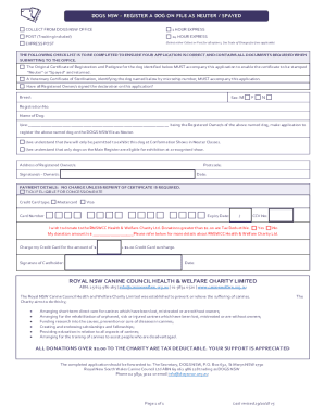 Fillable Online Form 7 Neuter V6 Fax Email Print - pdfFiller
