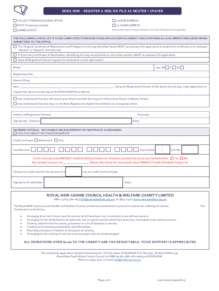Fillable Online Form 7 Neuter V6 Fax Email Print - pdfFiller