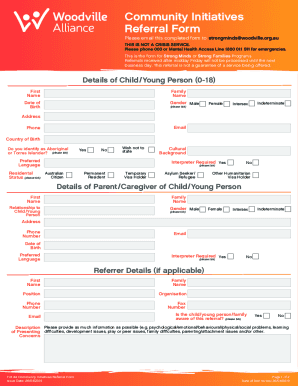 Fillable Online CIT Referral Form V5 Fill Fax Email Print - pdfFiller