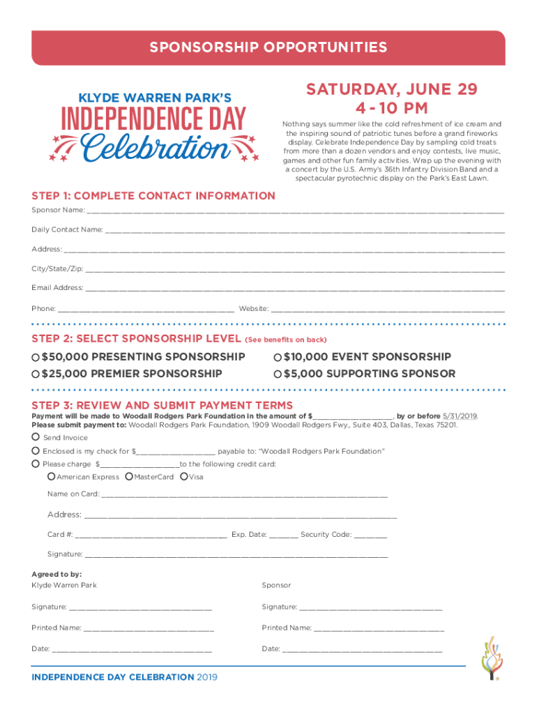 Fillable Online Sponsorship - F.E. Warren Air Force Base - 90th Force ...