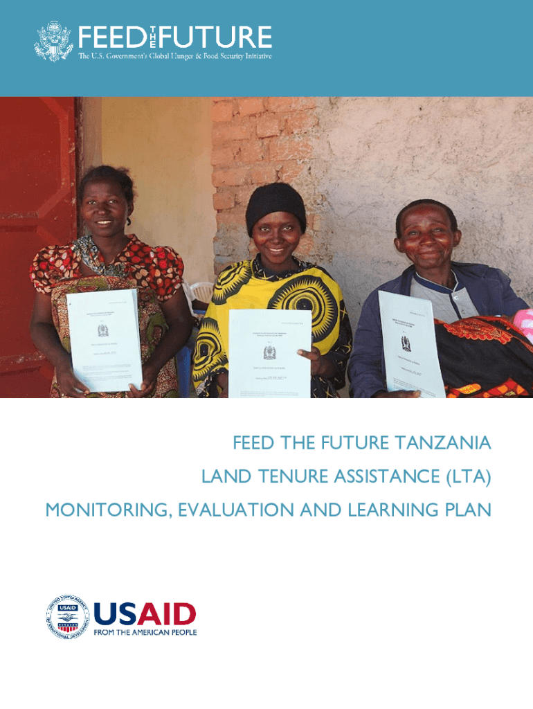Fillable Online pdf usaid FEED THE FUTURE TANZANIA LAND TENURE ...