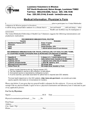 Fillable Online Medical Information: Physician s Form Fax Email Print ...