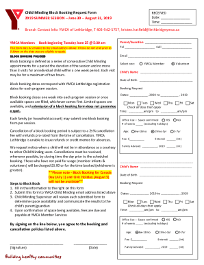 Fillable Online Camp Reservation Forms Fax Email Print - pdfFiller