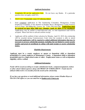 Fillable Online General Guidelines for Job Application Forms Updated ...