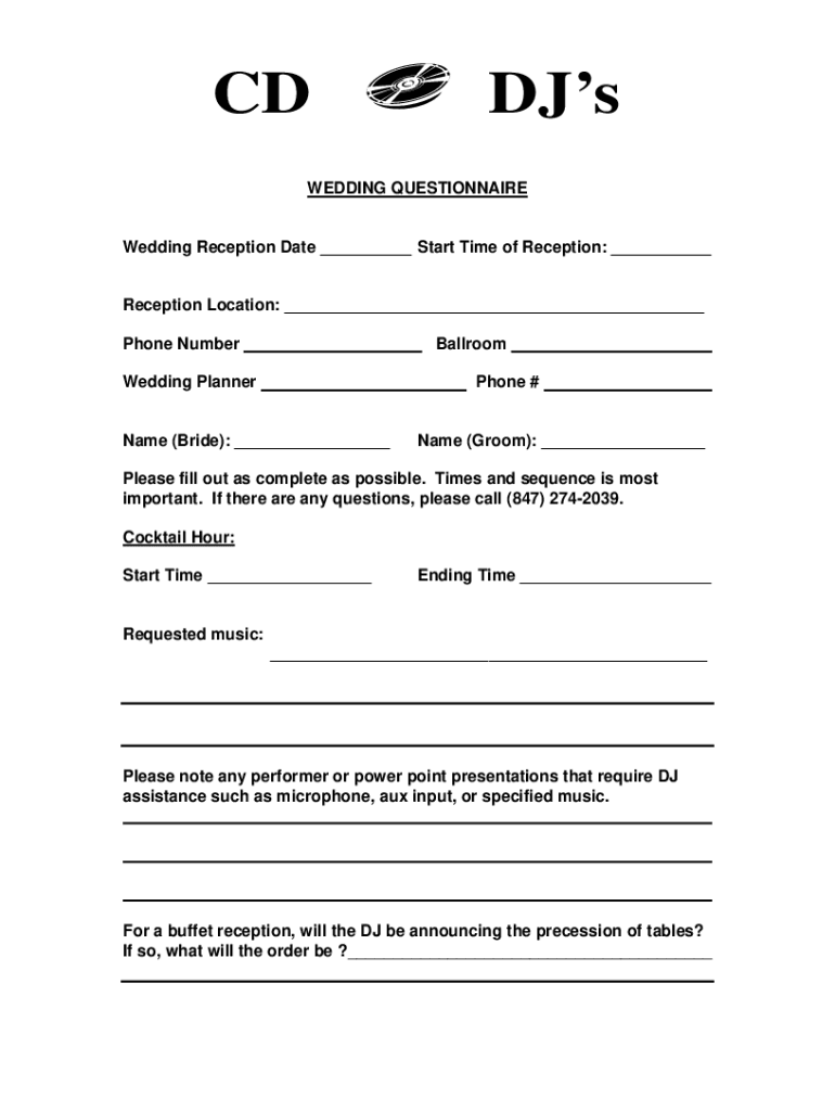 Fillable Online 26+ Client Questionnaire Templates in PDF MS Word Free ...