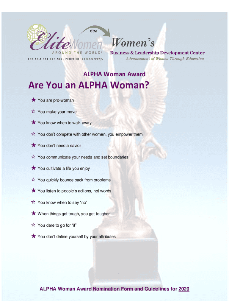 Fillable Online 12 Things All Fearless And Strong Alpha Woman Do