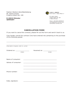 Fillable Online CANCELLATION REQUEST / POLICY RELEASECANCELLATION ...