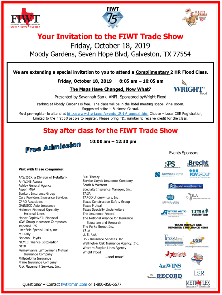 Fillable Online Trade Show Invitation Letter Sample - Bank of Info Fax ...