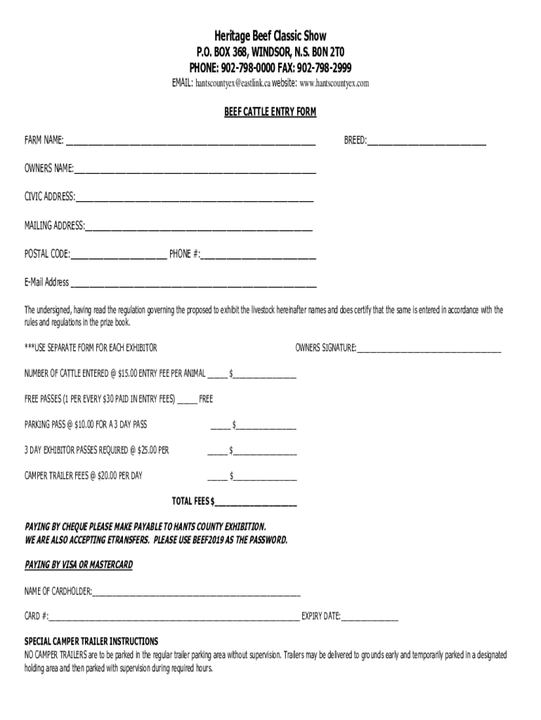 Fillable Online Oulton's Meats and the home of Martock Glen Farm ...