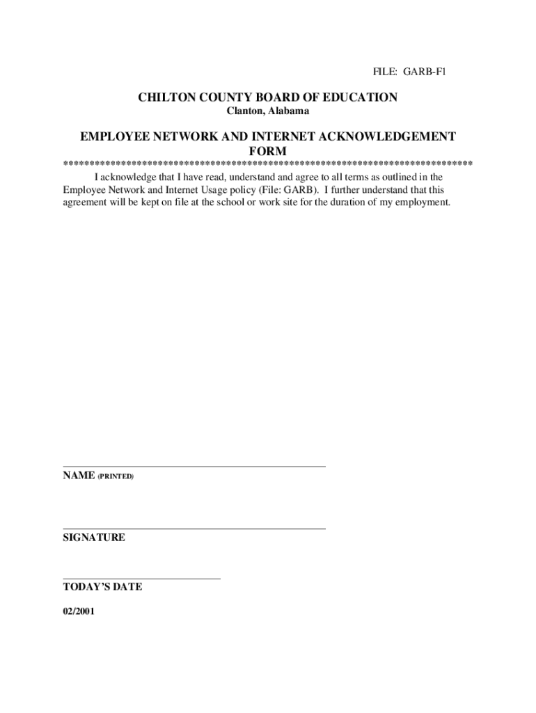 Fillable Online images pcmac EMPLOYEE NETWORK AND INTERNET ...