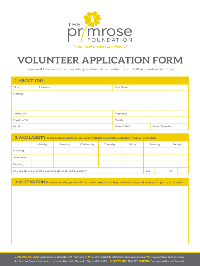 Fillable Online VOLUNTEER APPLICATION - SCORE.org Fax Email Print ...