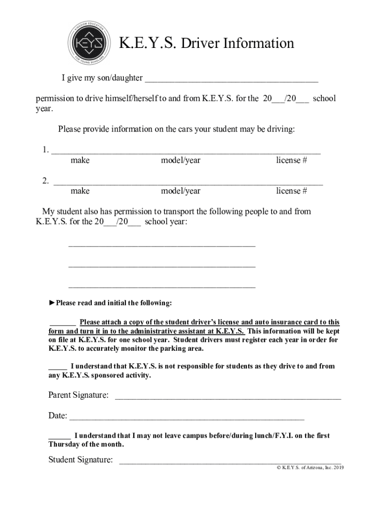 Fillable Online Tips for parents teaching their son or daughter to ...