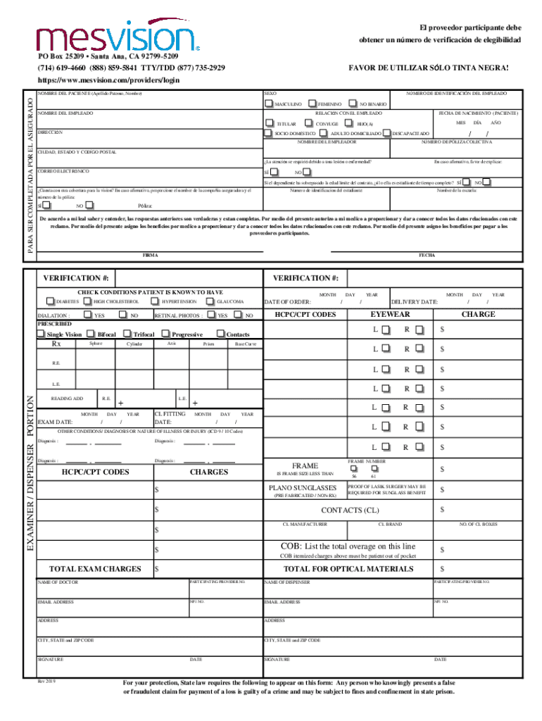 Fillable Online El proveedor participante debe obtener un ...