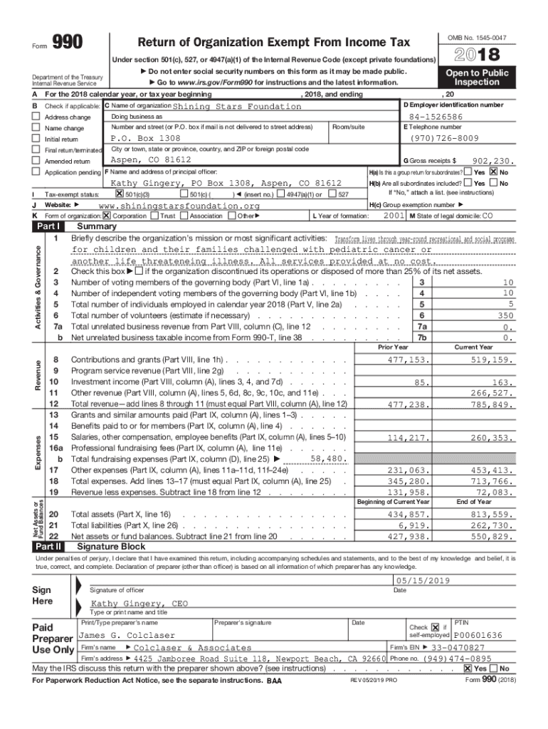 Fillable Online 2018 Schedule A (Form 990 or 990-EZ) Fax Email Print ...