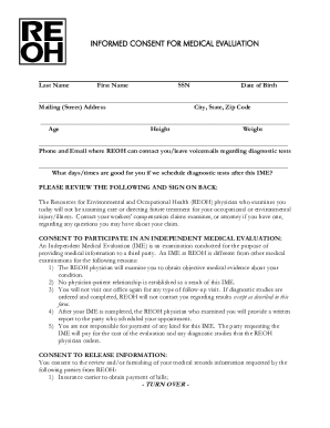 Fillable Online Informed Consent FAQsHHS.govSocial Security FormsSocial ...