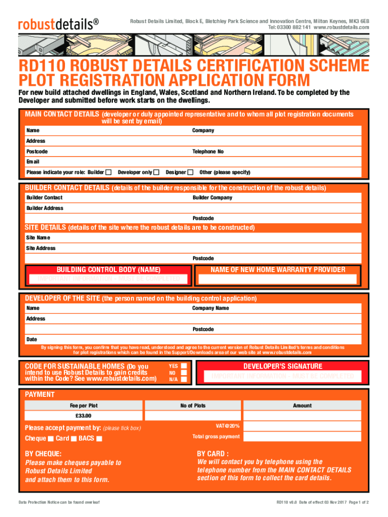 Fillable Online Fillable Online Plot Registration Application Form ...