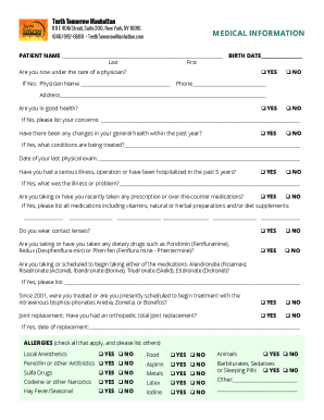 Fillable Online Teeth Tomorrow Full Arch Dental ImplantsManhattan Fax ...