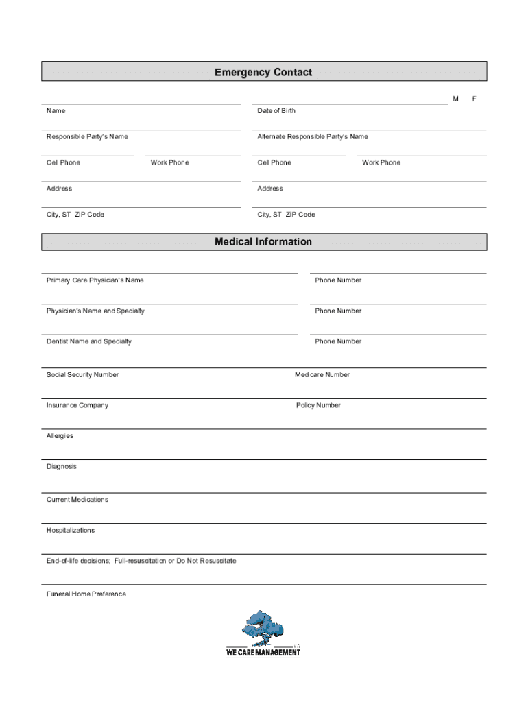 Fillable Online Emergency Declarations and Authorities Fact SheetState ...What if I don't have ...