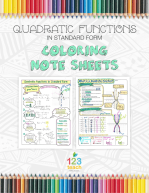 Fillable Online Quadratics Doodle Notes Fax Email Print - pdfFiller