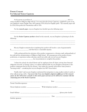 Fillable Online Parent or Legal Guardian Consent Form - MicrosoftParent ...