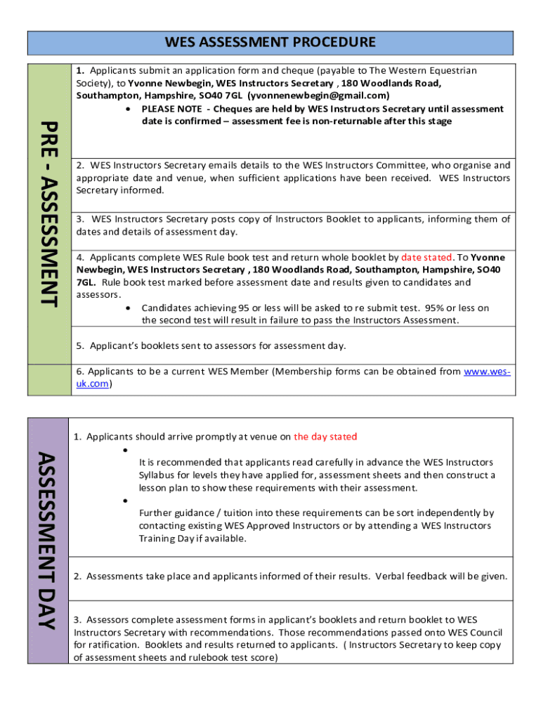 Fillable Online About WES Credential Evaluation - World Education ...