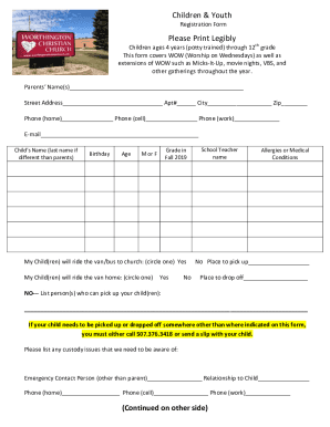 Fillable Online How to Register Your Child for SchoolHow to Register ...