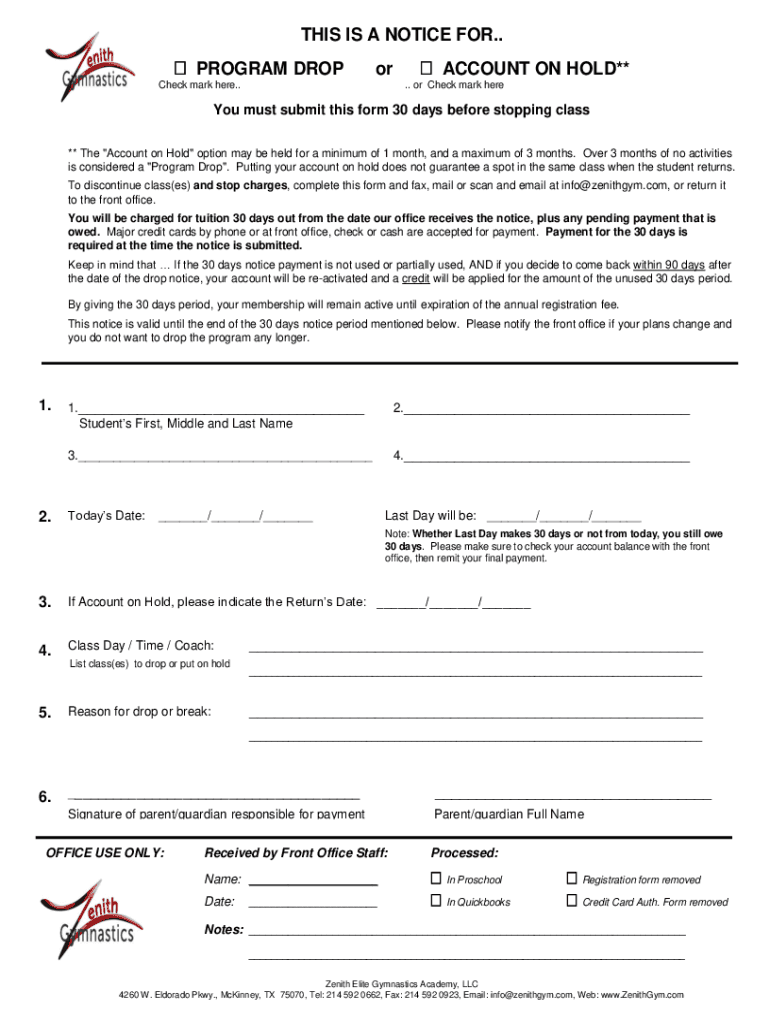 Fillable Online Returned Check Notice - Template, Sample Form Online ...