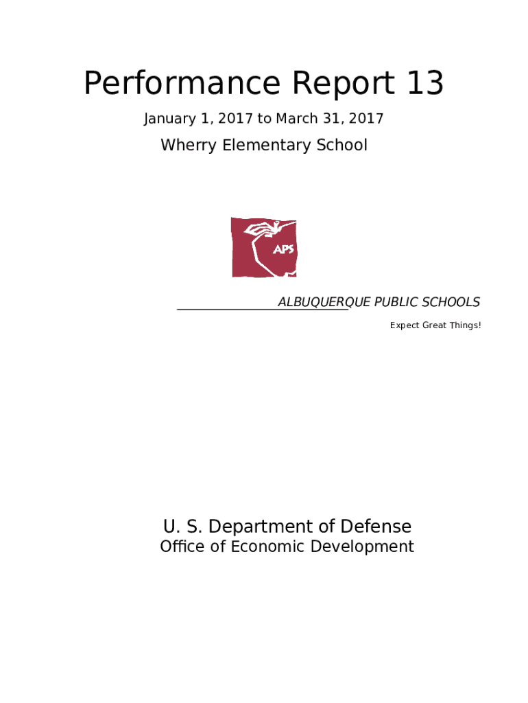 Perance Report 13 Doc Template | pdfFiller