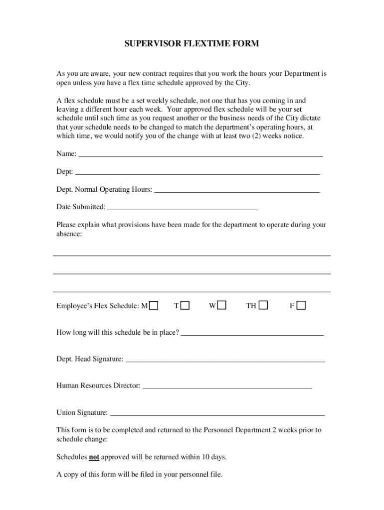 Fillable Online Flexible Work Arrangement - Agreement Form Fax Email ... Fillable Online Flexible Work Arrangement - Agreement Form Fax Email ...