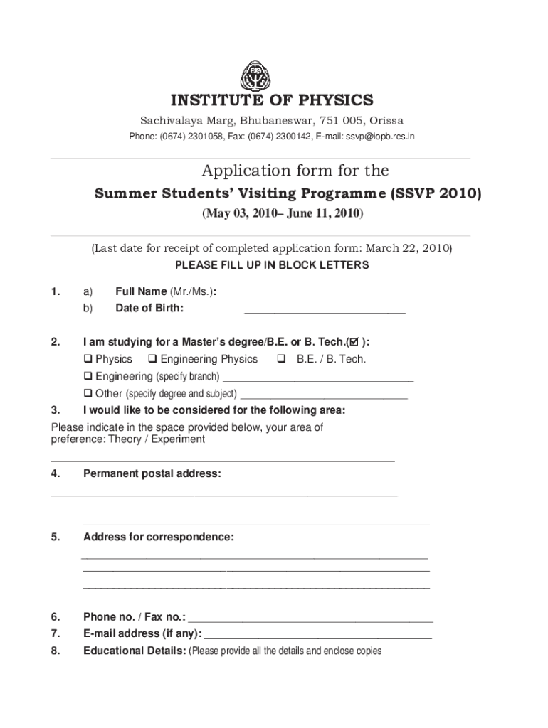 Fillable Online Fillable Online iopb res Sachivalaya Marg, Bhubaneswar, 751 ... Fax Email Print ...