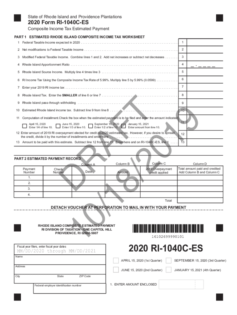 Fillable Online State of Rhode Island and Providence Plantations Form ...