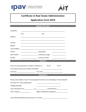 Fillable Online 12+ FREE Real Estate Certificate Templates in PDF, Word ...